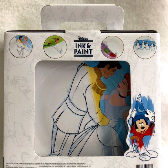 Disney | Dining | Disney Ink And Paint Collection 4 Piece Plate Set ...